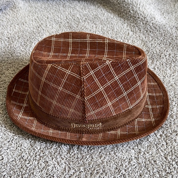 Disney | Accessories | Disneyland Brown Fedora Hat | Poshmark